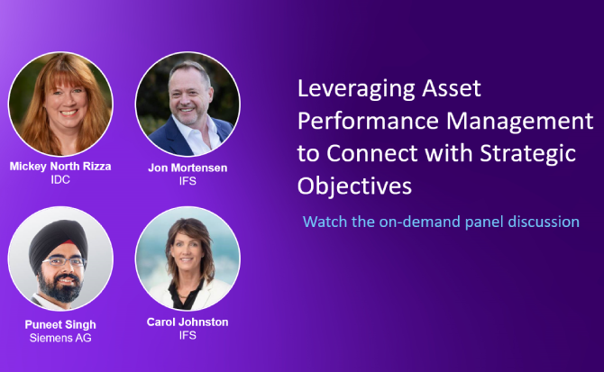 Leveraging Asset Performance Management To Connect With Strategic Objectives
